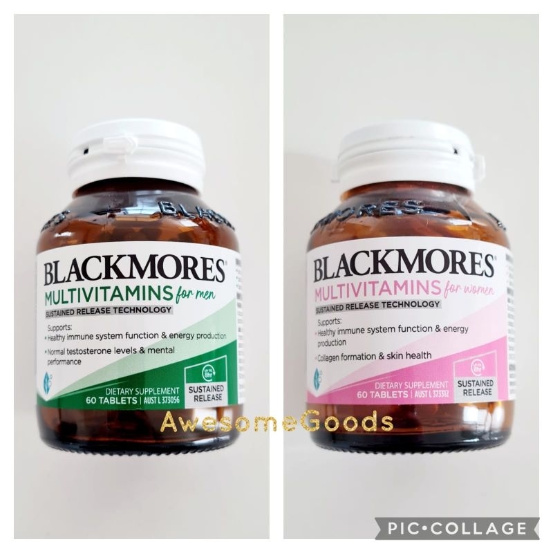 Jual Blackmores Multivitamin for Men | Women 60 | 90 Tablets | Shopee Indonesia