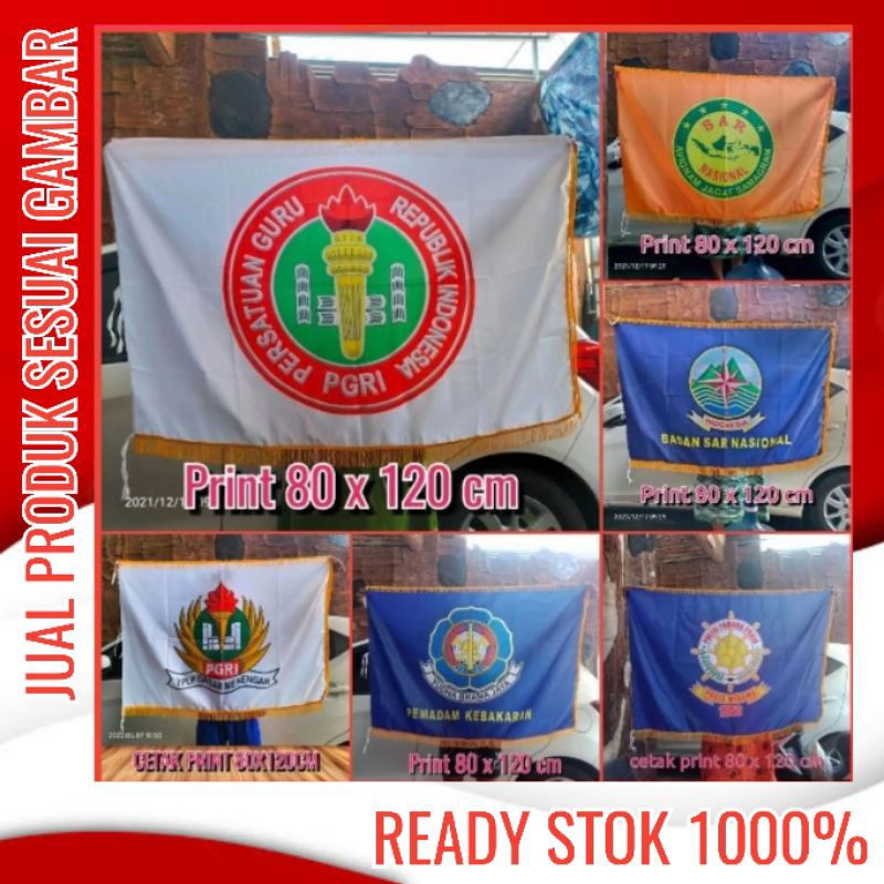 Jual bendera PGRI YPLP badan SAR damkar pol PP pamong praja | Shopee ...