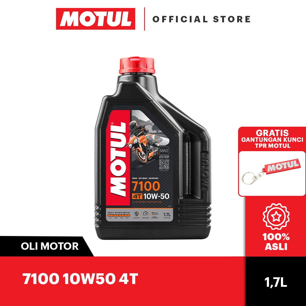 Jual Oli Motor Motul 7100 10W50 4T 1.7L | Shopee Indonesia