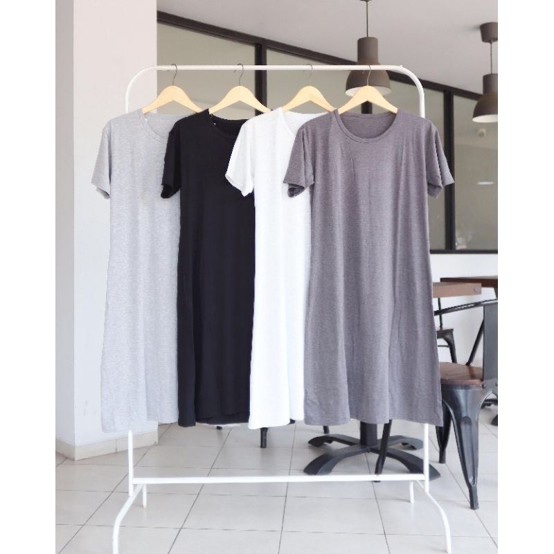 Jual Daster Wanita Polos/Daster Perempuan Dewasa/Daster Midi Spandek ...