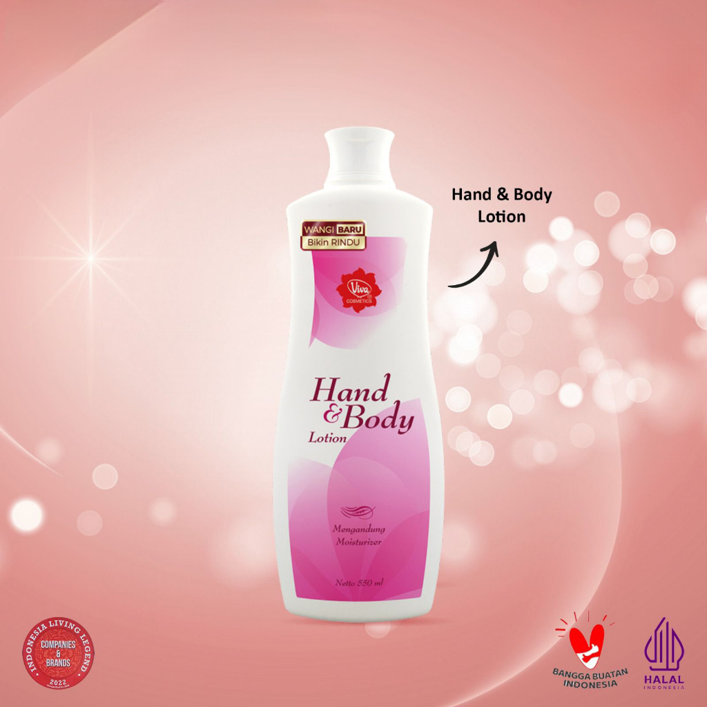 Jual Viva Hand & Body Lotion with Improved Perfume for Moisturizing ...