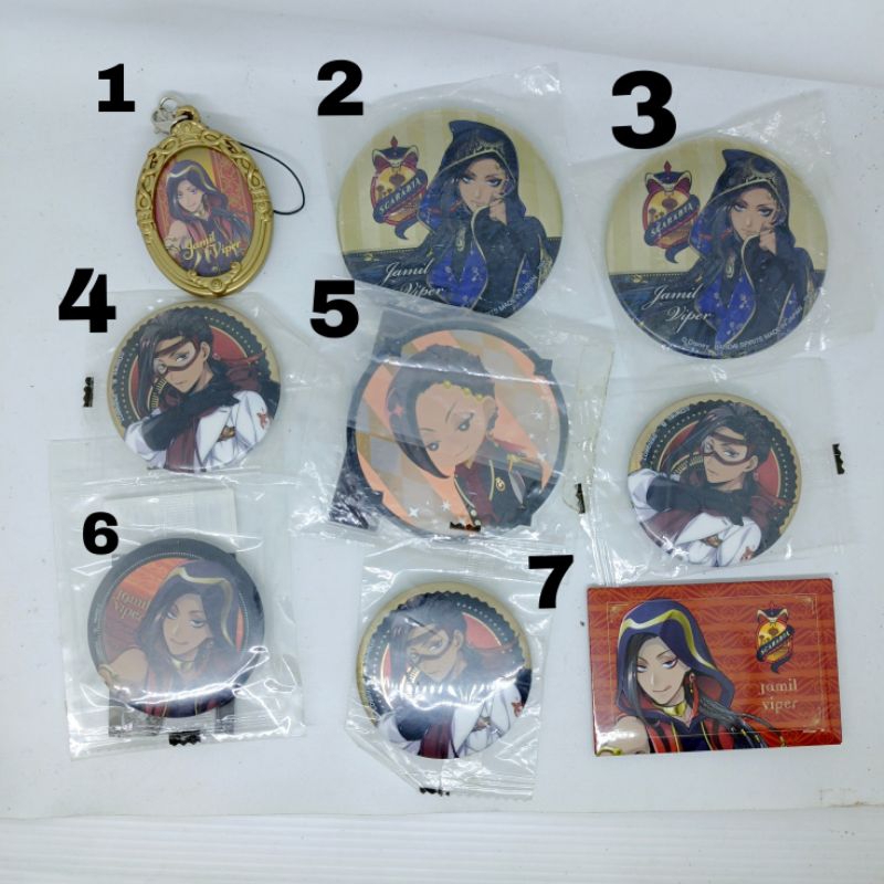 Jual original japan merch badge keychain magnet jamil viper twisted ...