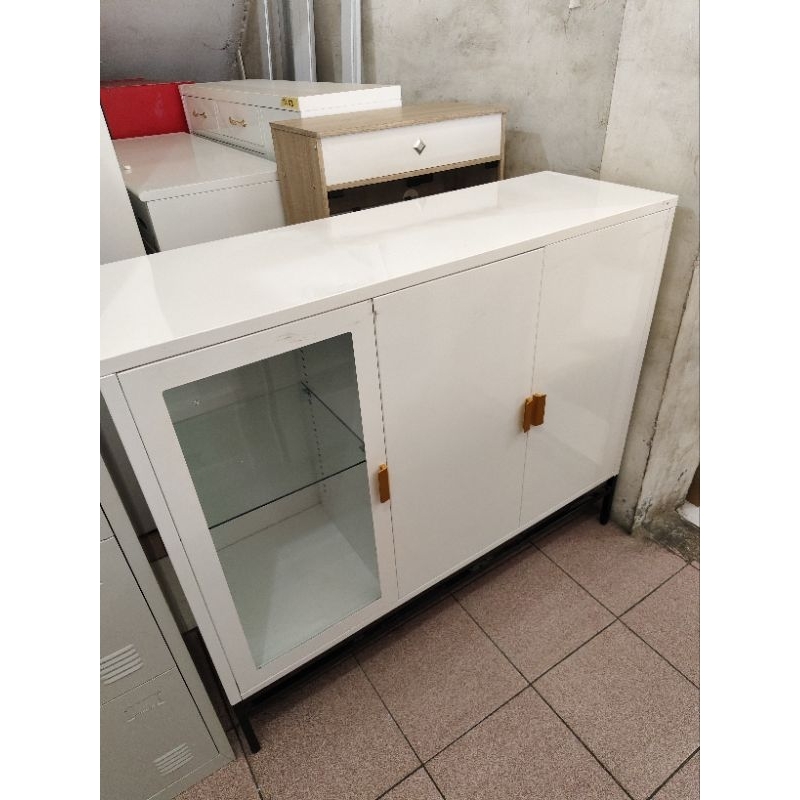 Jual Buffet Serbaguna Rak serbaguna terbuat plat besi minimalis kaki ...