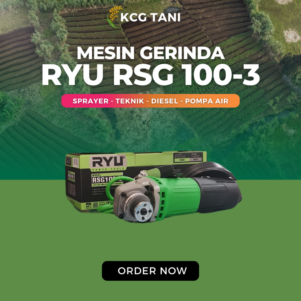 Jual MESIN GERINDA RYU RSG 100-3/GERINDA RYU RSG 100-3/ANGLE GRINDER ...