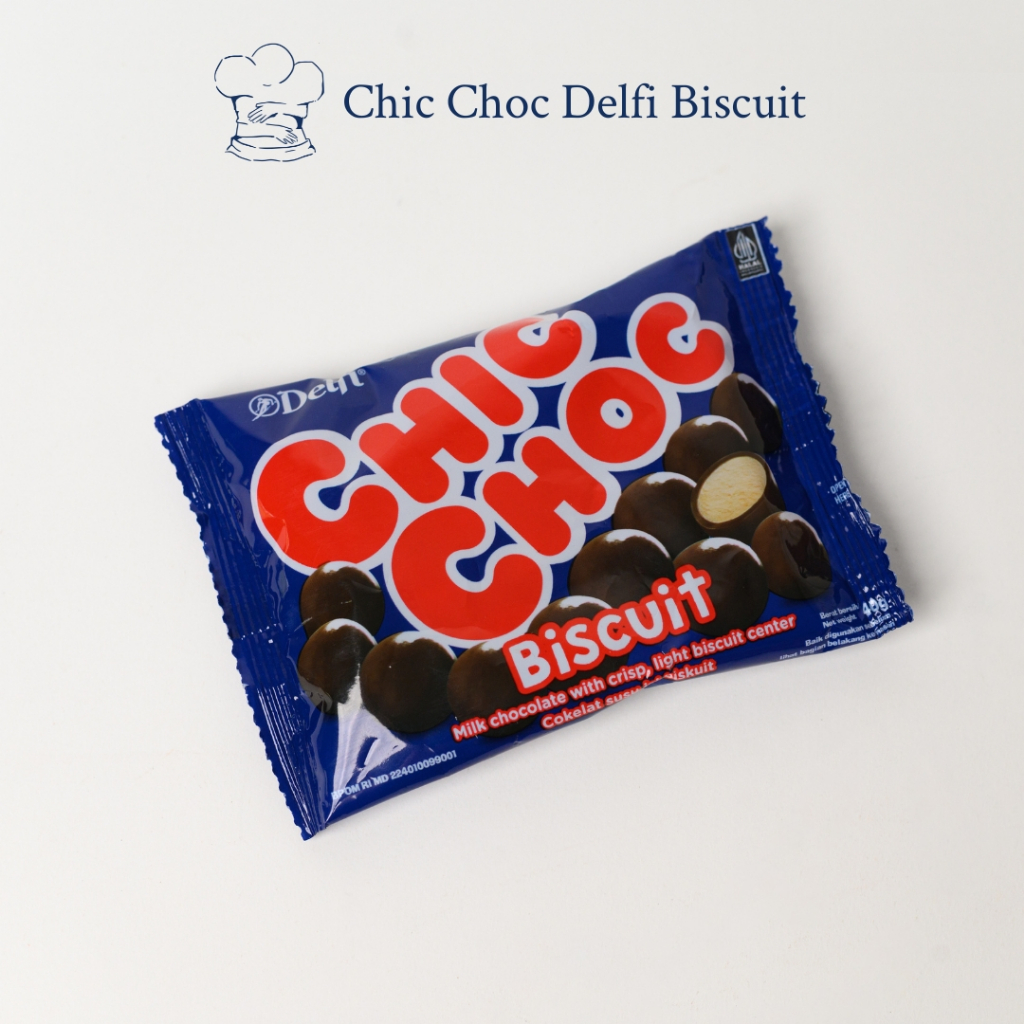 Jual Delfi Chic Choc 40 Gr / Coklat Susu Isi Biskuit | Shopee Indonesia