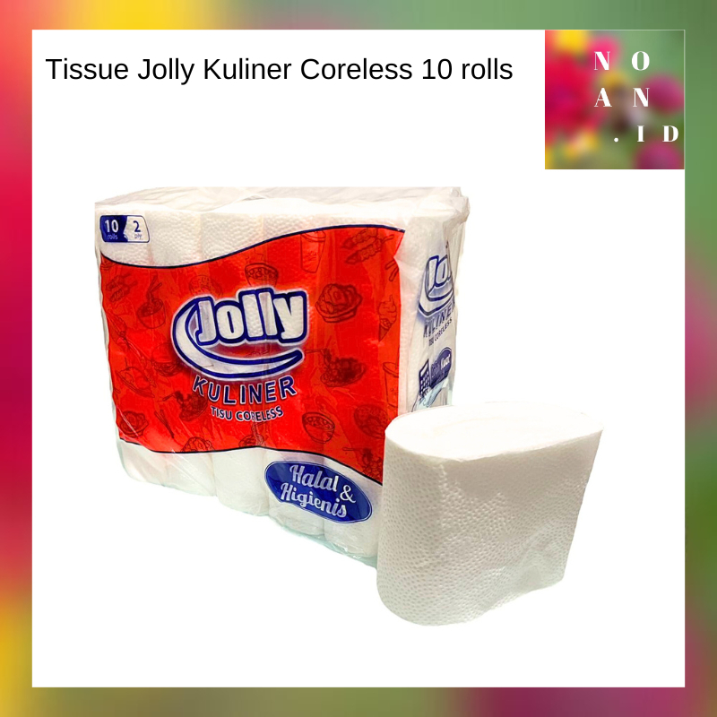 Jual Tissue Jolly kuliner coreless 10 Roll / Tisu Gulung / Tisu Gulung ...