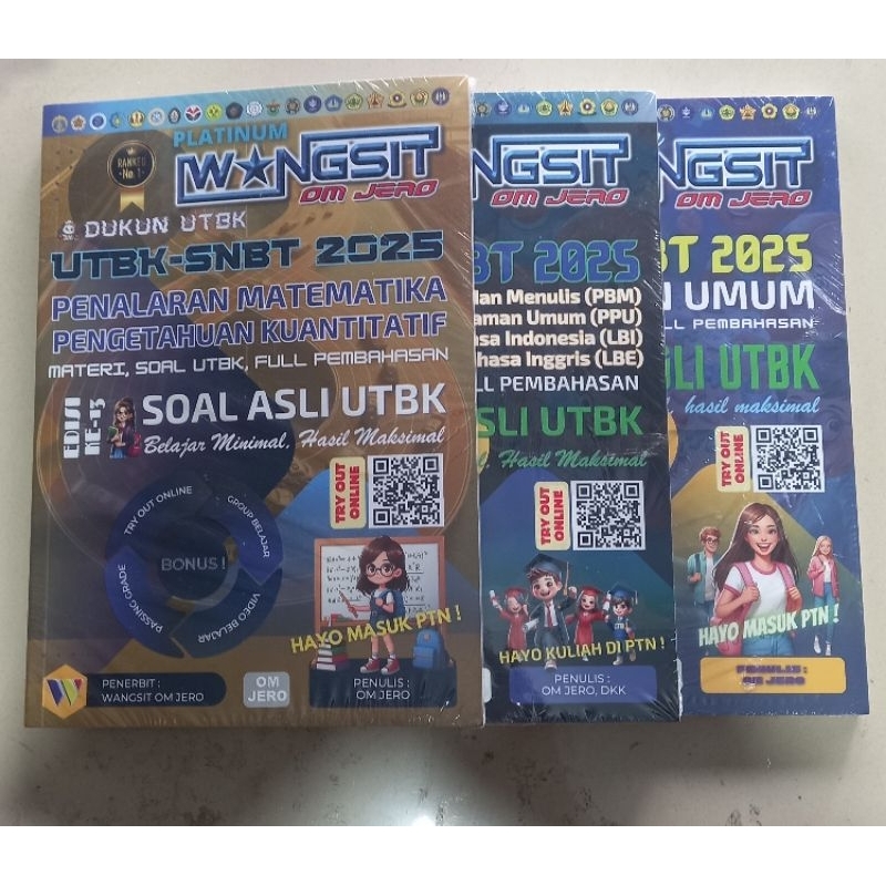 Jual wangsit om jero snbt 2025i(isi 3 buku) | Shopee Indonesia