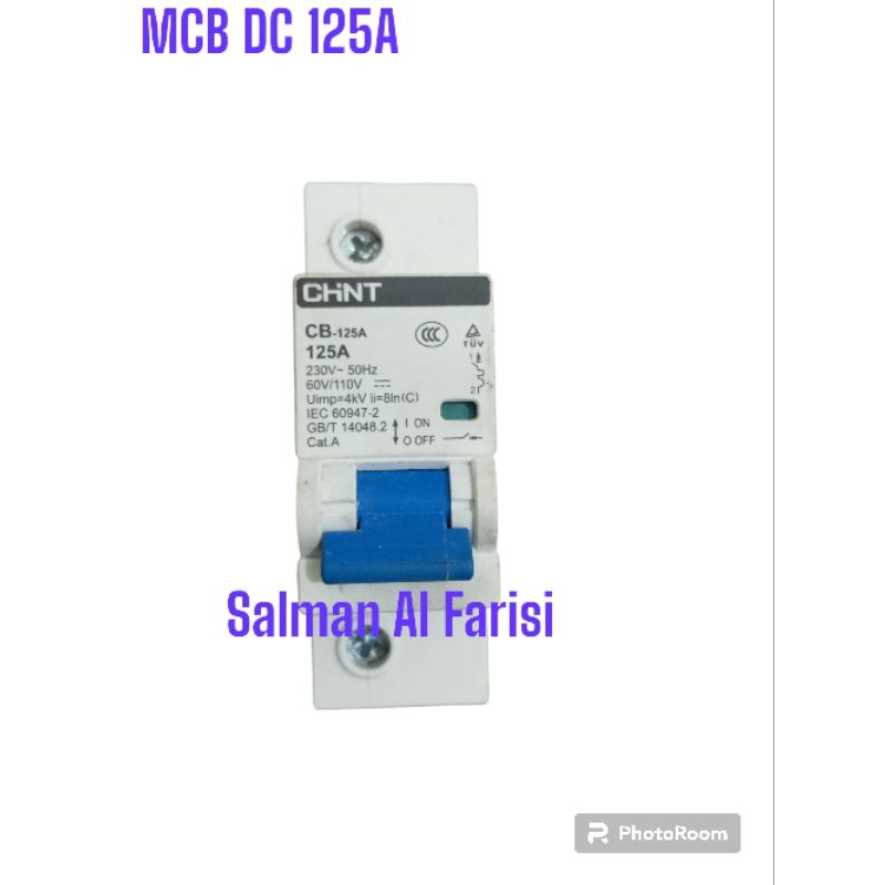 Jual Mcb Cb-125A 1P Chint / Cb 1P 125A Chint | Shopee Indonesia