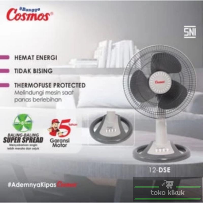 Jual Cosmos Desk Fan & Wall Fan 12-Dse Twino | Shopee Indonesia