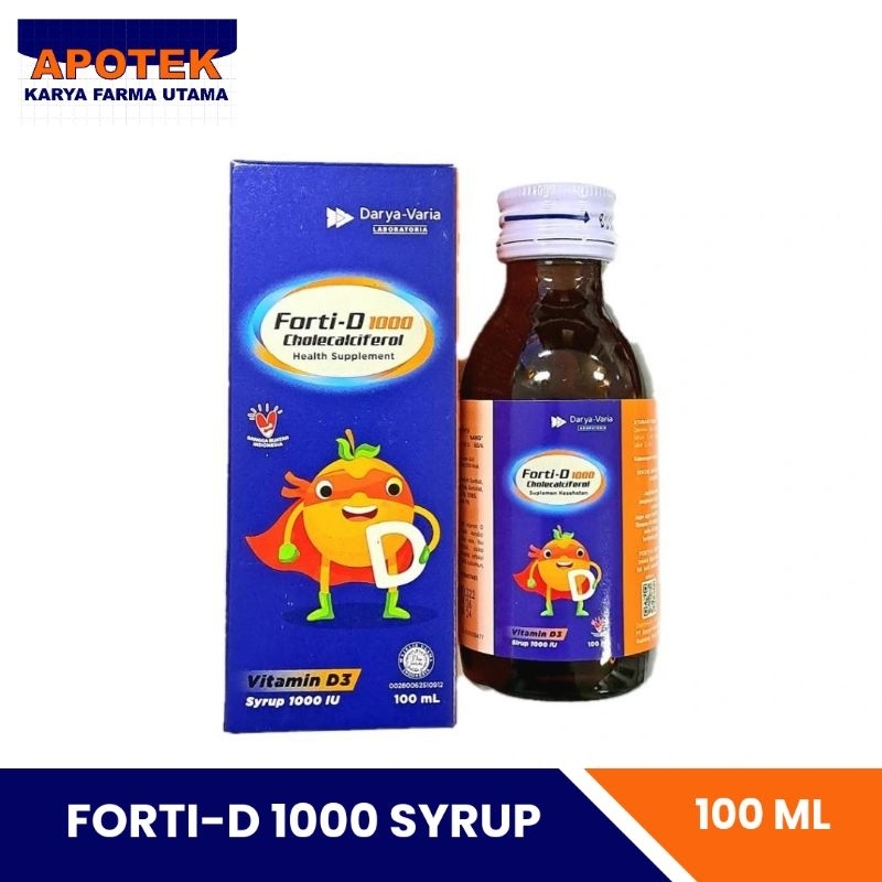 Jual Forti-D 1000 IU Syrup ( Exp. Maret 2027) | Shopee Indonesia