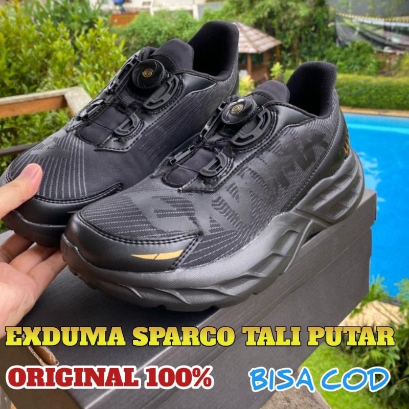 Jual SEPATU EXDUMA RACING BLACK TALI PUTAR ORIGINAL SOL 2024 | Shopee ...