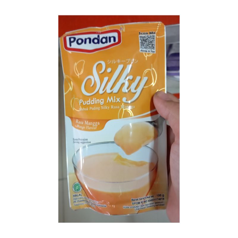 Jual PONDAN SILKY PUDDING RASA MANGGA/COKELAT 100GR | Shopee Indonesia