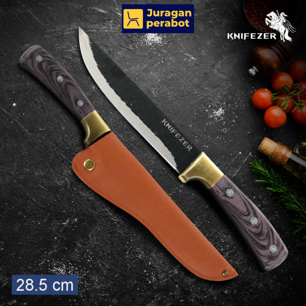 Jual Pisau Dapur Daging Serbaguna Butcher Forged Chef Knife | Shopee ...