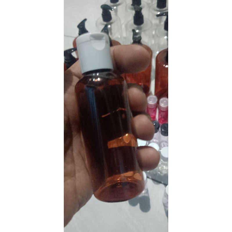 Jual botol plastik 60ml parfum serbaguna tipe fliptop tutup putih botol ...