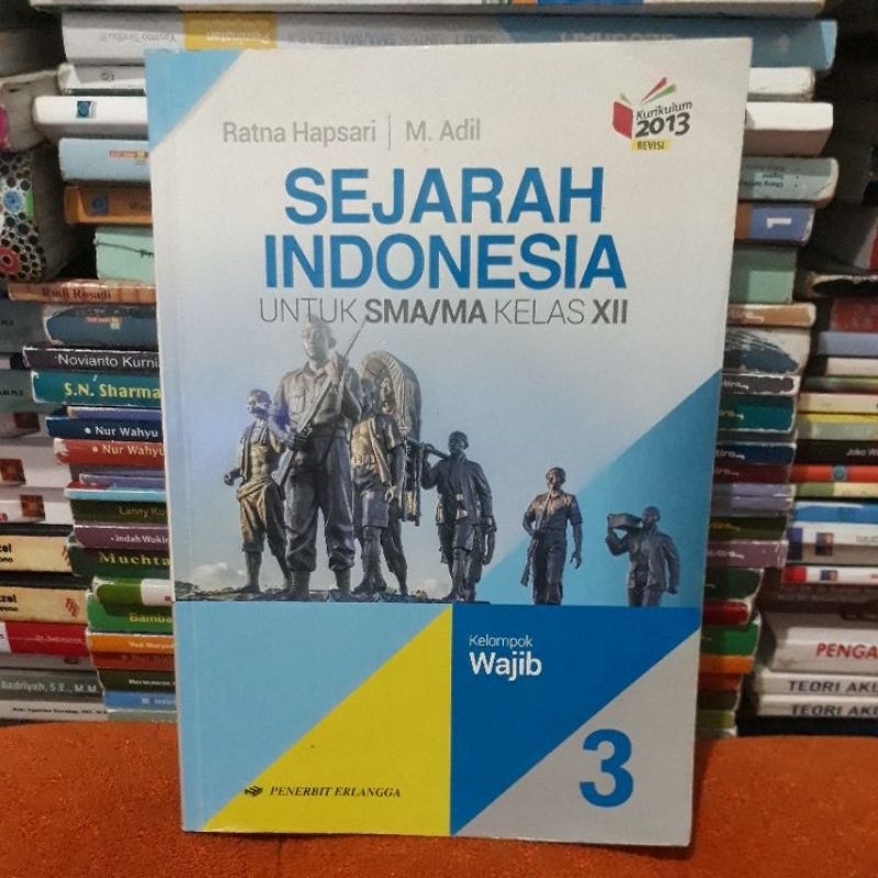 Jual SEJARAH INDONESIA 3 KELAS 12 SMA/MA - ERLANGGA | Shopee Indonesia