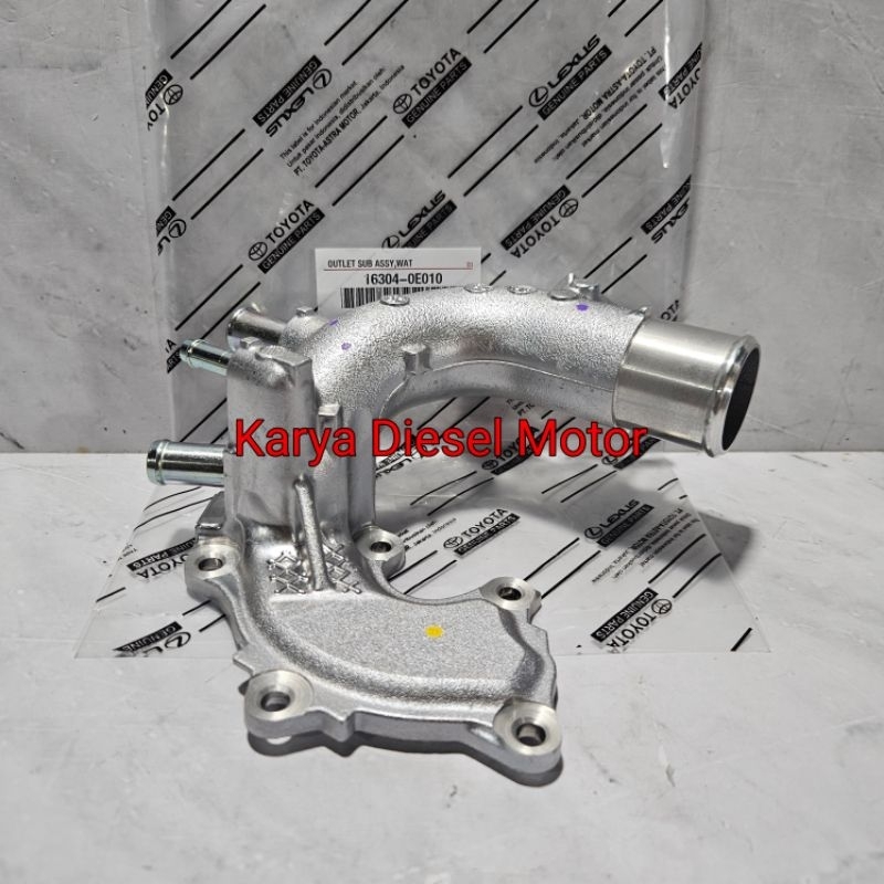 Jual Pipa Water Outlet Radiator Toyota Hilux Revo Innova Reborn ...