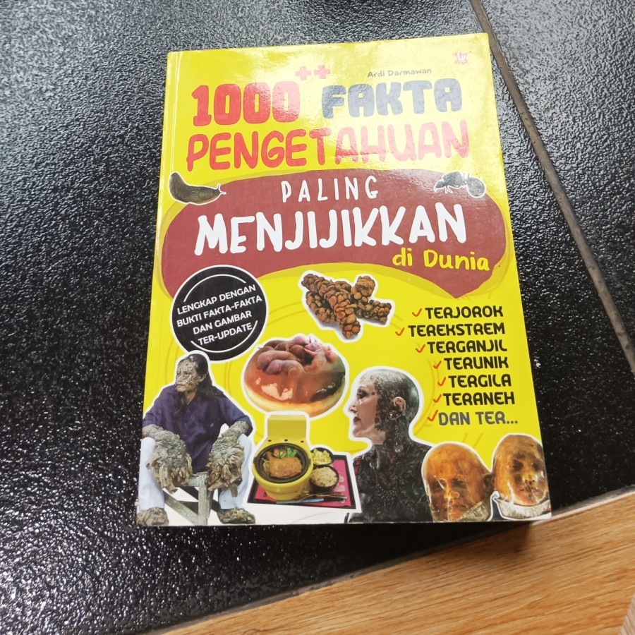 Jual Buku 1000++ Fakta Pemgetahuan Paling Menjijikan | Shopee Indonesia
