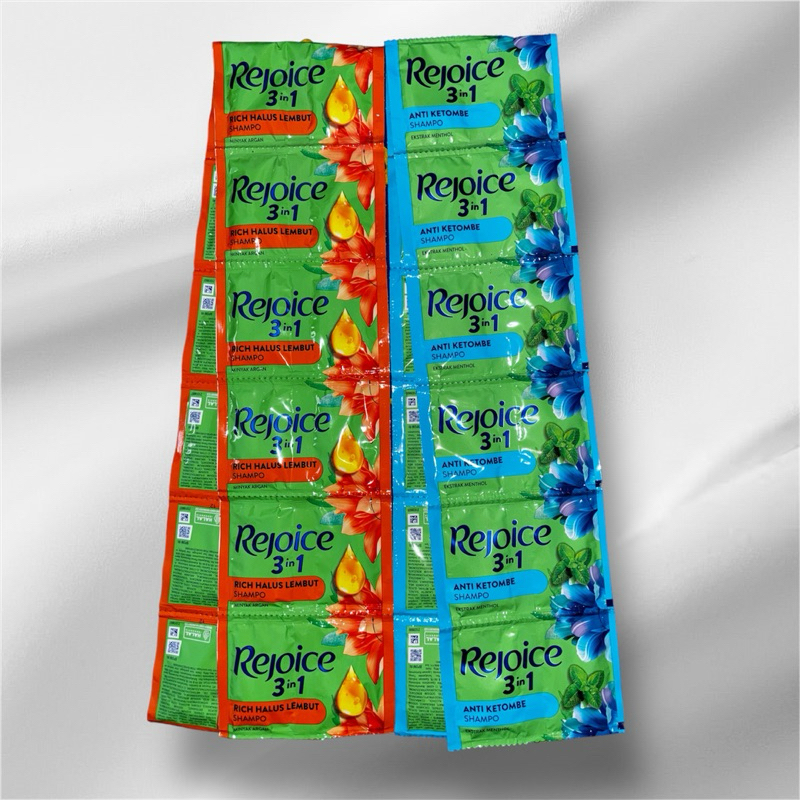 Jual REJOICE SHAMPO SACHET RENCENG ( 1 Rcg x 12 pcs) | Shopee Indonesia