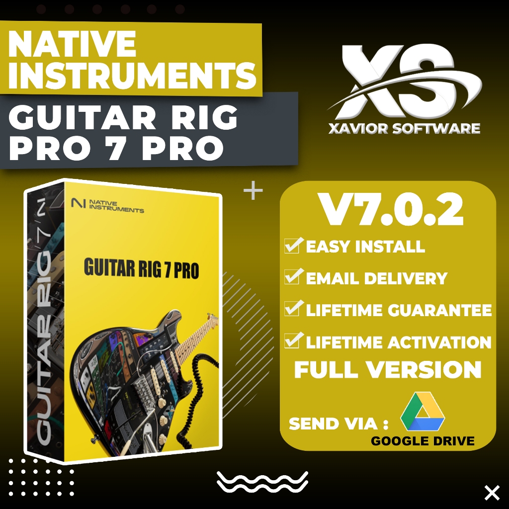 Jual (Win/Mac) Native Instruments Guitar Rig 7 Pro v7.0.2 Full Version ...