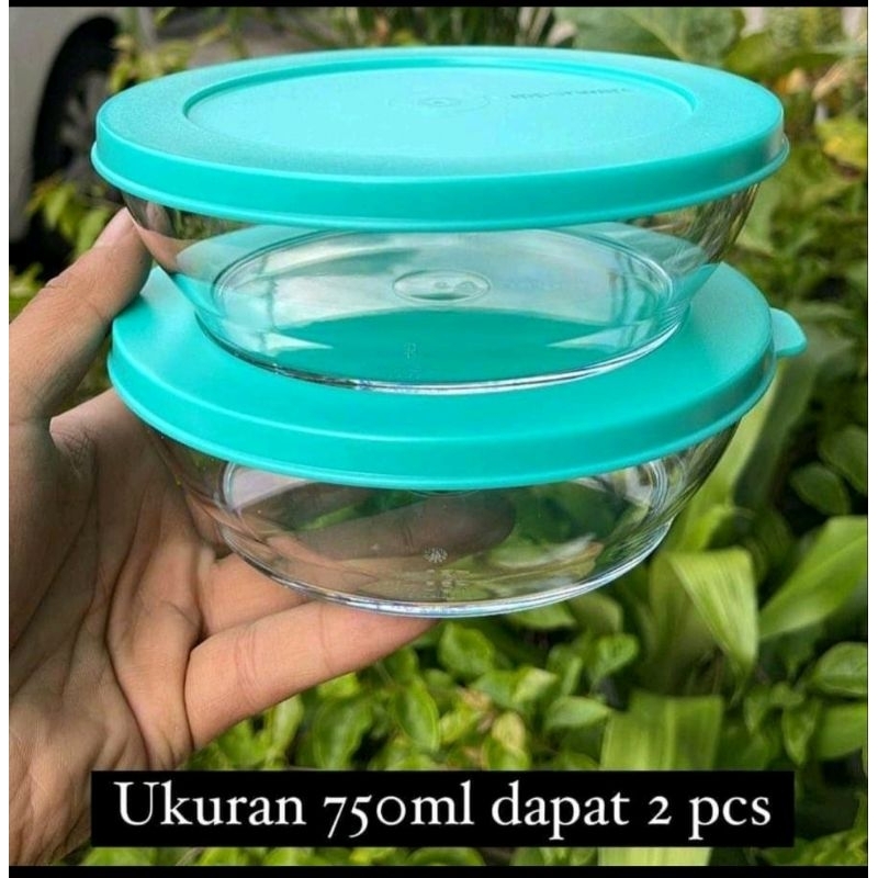 Jual MANGKOK TUPPERWARE ELEGANZIA !!! CLEAR BOWL TUPPERWARE 750ML ...