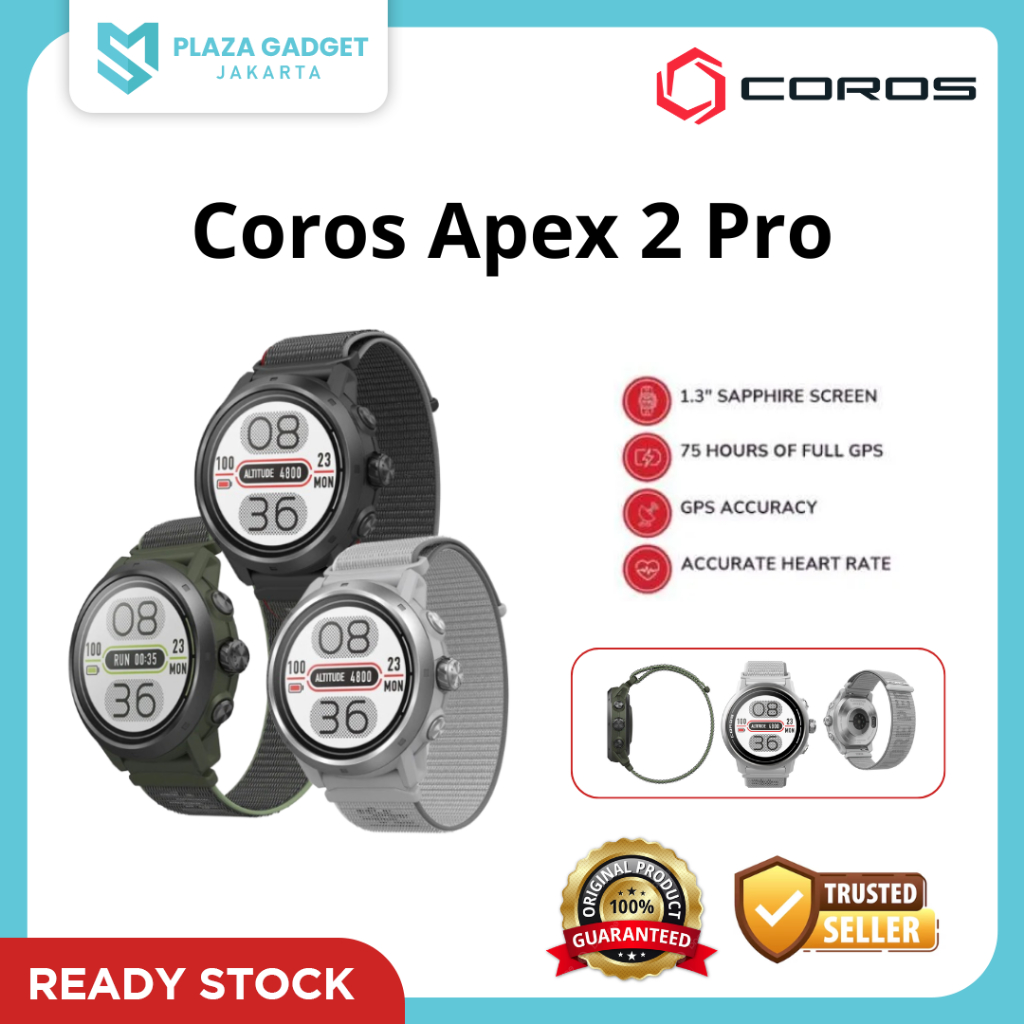 Jual Coros Apex 2 Pro GPS Outdoor Watch Original Garansi Resmi 2 Tahun | Shopee Indonesia