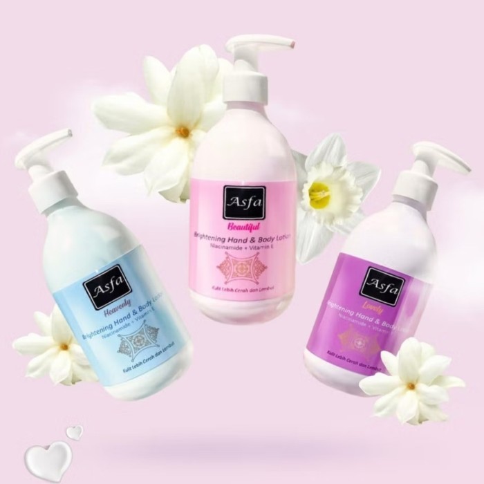 Jual ASFA BRIGHTENING BODY LOTION WITH NIACINAMIDE 300ML | Shopee Indonesia