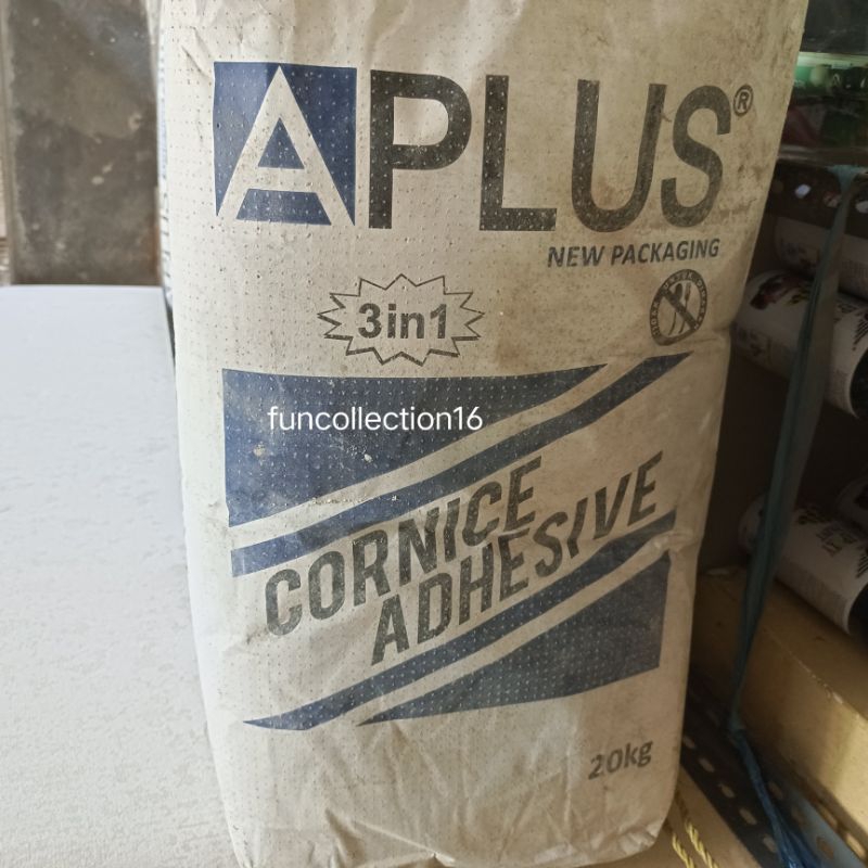 Jual Semen Kompon Compound merk Aplus Cornice Adhesive 3in1 Persak 20kg ...
