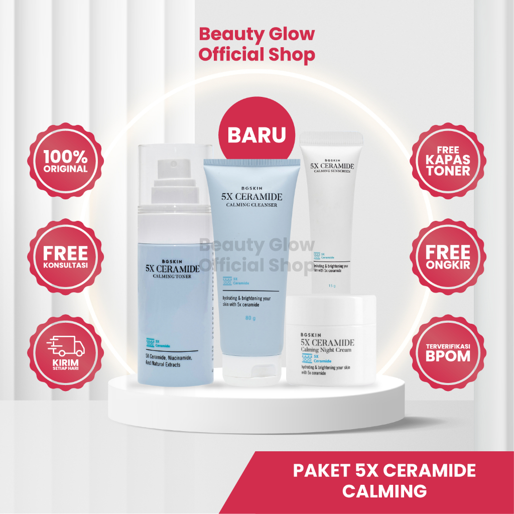 Jual BG SKIN PAKET 5X CERAMIDE CALMING | Shopee Indonesia