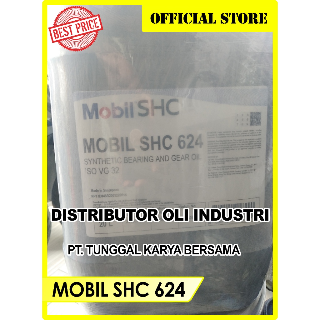 Jual MOBIL SHC 624 ( Premium Synthetic Bearing & Gear Oil ) | Shopee ...