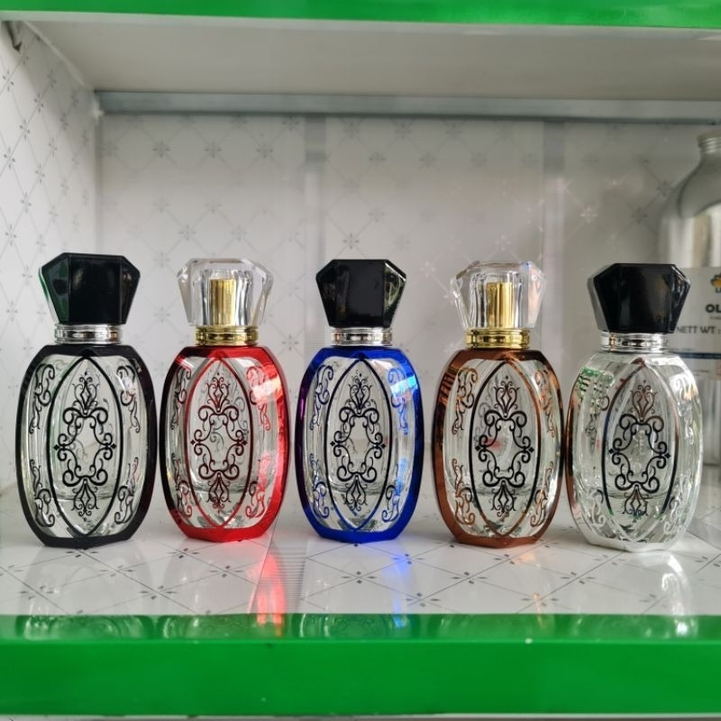 Jual Botol Parfum Spray Antik Warna 30ml / Botol Parfum Arab Antik ...
