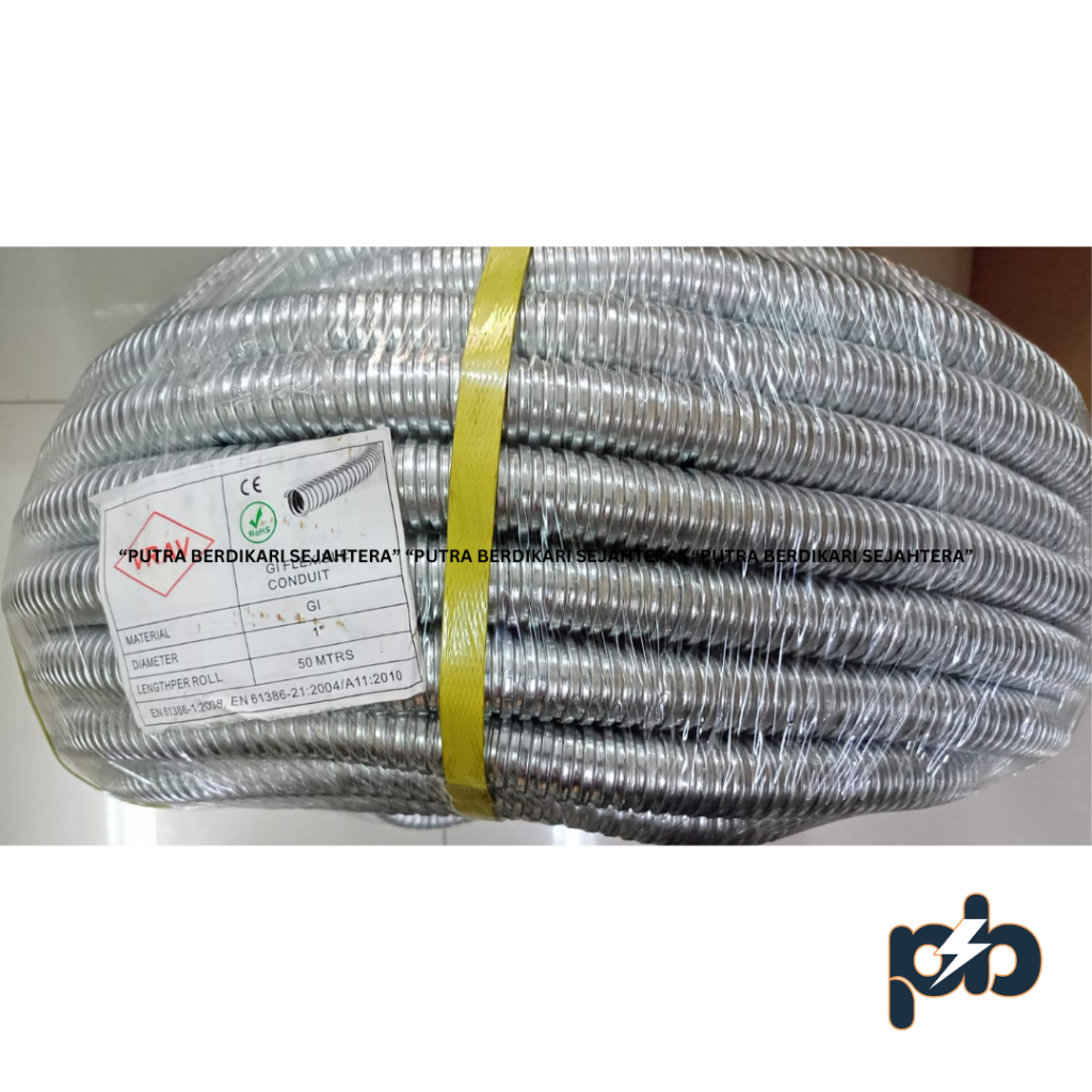 Jual GI Flexible Conduit 1" / Flexible Metal Conduit 1" VRAV (50 Meter ...