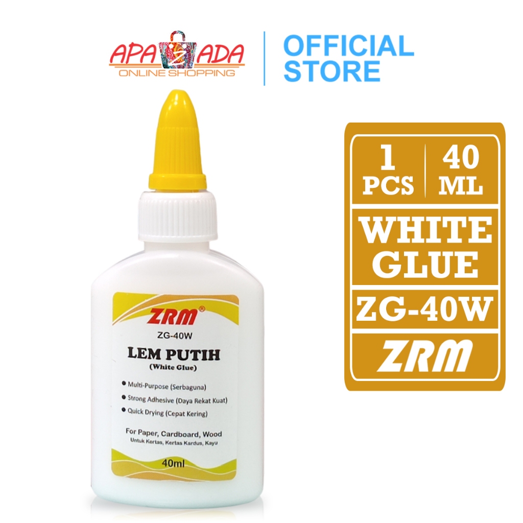 Jual Apazada - Lem Putih 40ml [1 Pcs] / Lem Cair Kertas Kardus Kayu ...