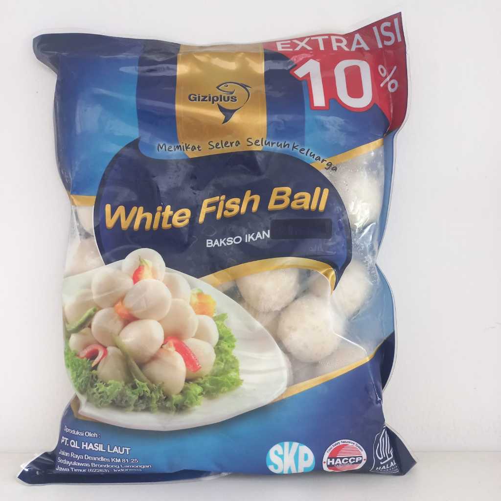 Jual Giziplus White Fish Ball Bakso Ikan 500g | Shopee Indonesia