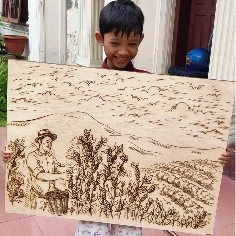 Jual Costum Poster Ukiran Kayu Laser Vector dreamstime/adobestock ...