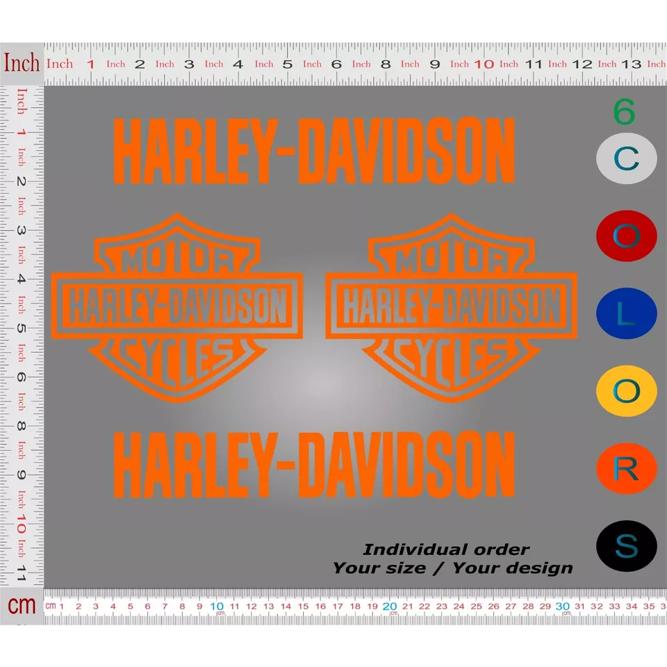 Jual Set Cutting Stiker Motor Harley Davidson | Stiker Harley Davidson ...