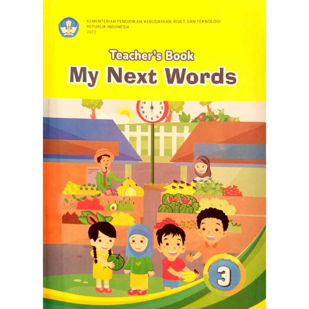 Jual Buku Panduan Guru Bahasa Inggris SD Kelas 3 III Teacher's Book My Next Words BG Kurikulum ...