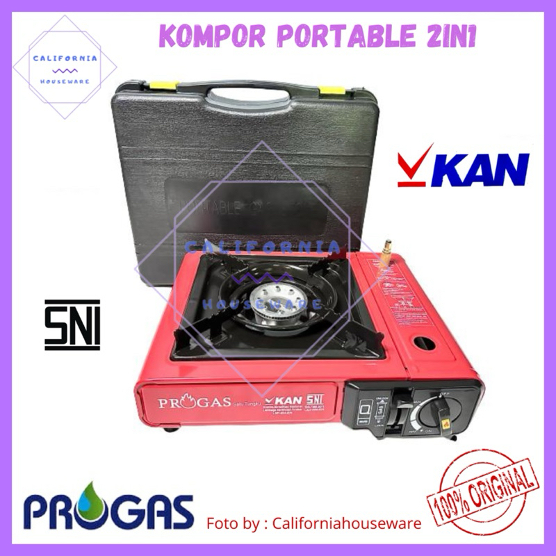 Jual Kompor Portable PROGAS 2IN1 / Kompor PROGAS Portable / Kompor ...