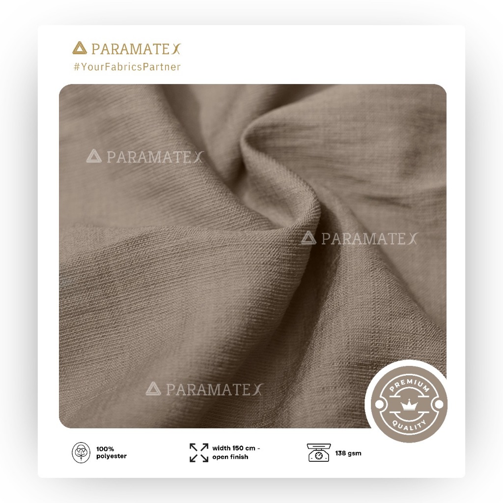 Jual Paramatex Bahan Kain Woven Linen Polo Per Yard | Shopee Indonesia