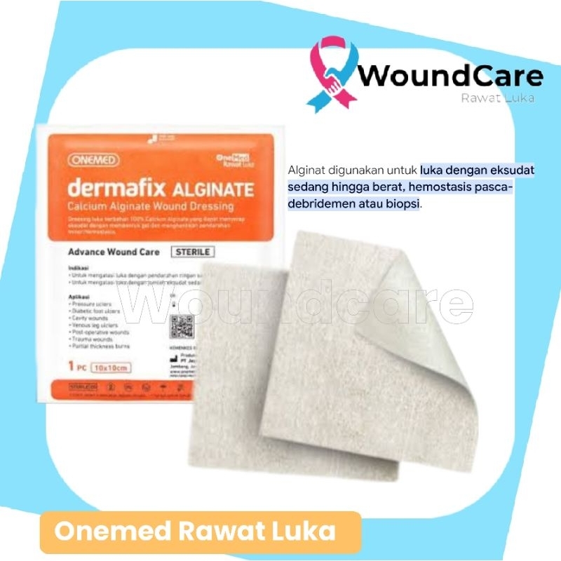 Jual Dermafix Alginate Dressing 10 x 10 Cm Untuk Rawat Luka Basah / Box ...