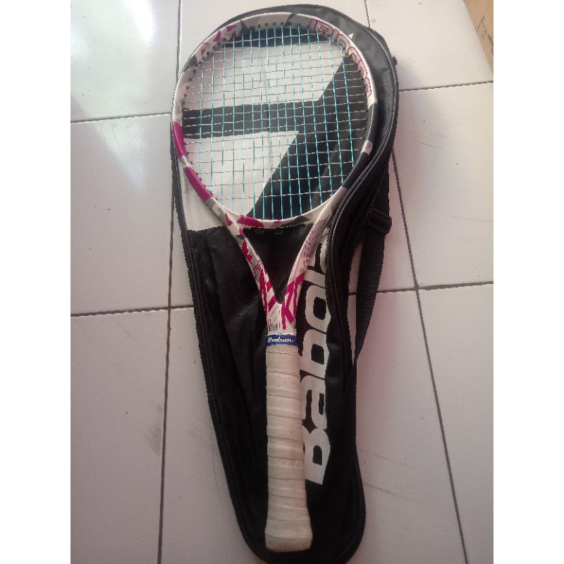 Jual Raket Tenis Babolat EVO AERO PINK 275Gr 102" Original Bekas Mulus ...