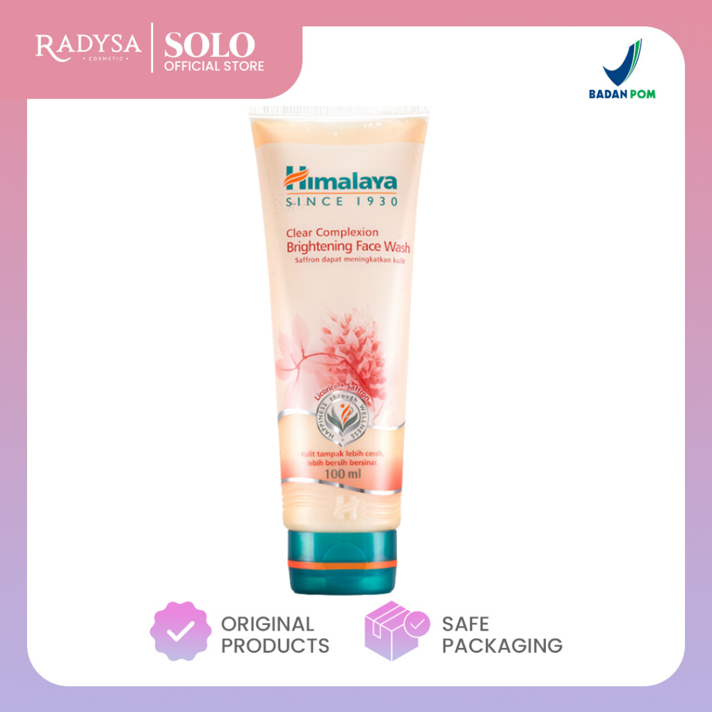 Jual 𝐑𝐀𝐃𝐘𝐒𝐀 - Himalaya Complexion Brightening Face Wash 100ml & 50ml ...