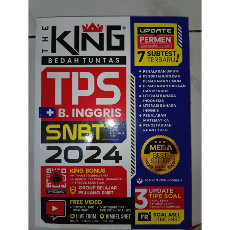Jual BUKU UTBK THE KING SNBT 2024 | Shopee Indonesia