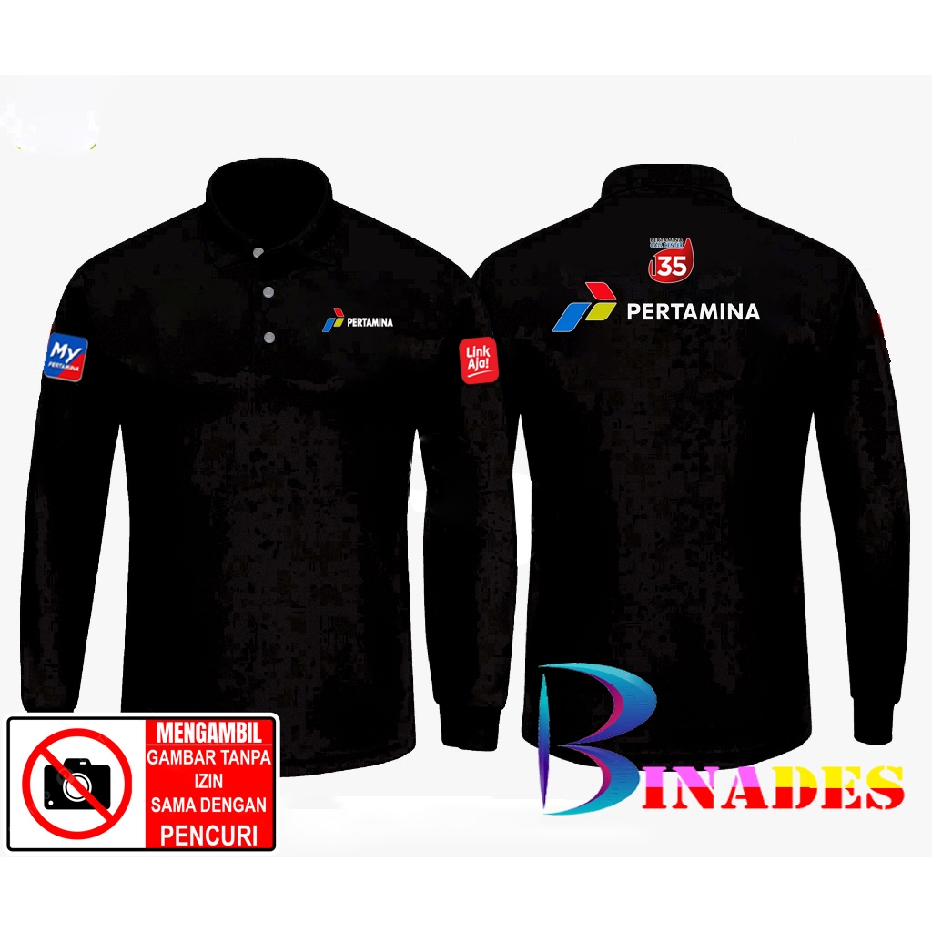 Jual JUAL Kaos Baju Kerah Model Polo PERTAMINA CALL CENTER 135 MY ...