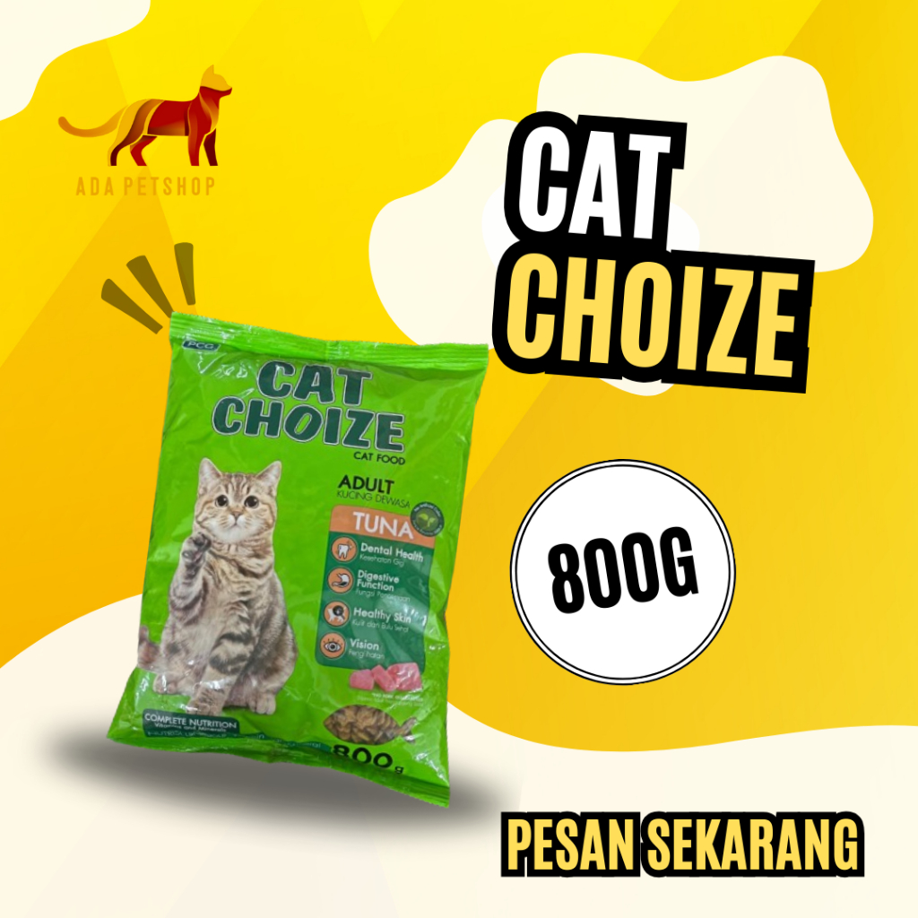 Jual ADA Petshop - CAT CHOIZE ADULT RASA TUNA 800Gram | Shopee Indonesia