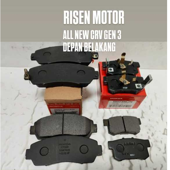 Jual BRAKE PAD ALL NEW CRV KAMPAS REM SET DEPAN BELAKANG ALL NEW CRV GEN 3 GEN 4 | Shopee Indonesia