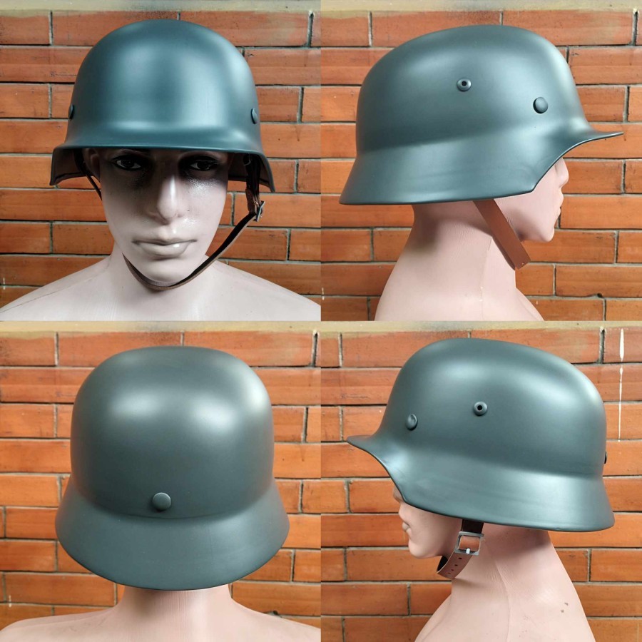 Jual Helm Jadul Reproduction Stahlhelm Germany Full Metal Besi Baja ...
