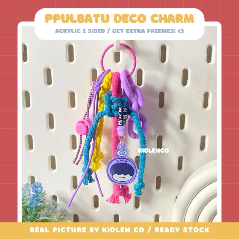 Jual deco charm ppulbatu ♡ txt moa tubatu bag macrame moabong choi yong ...