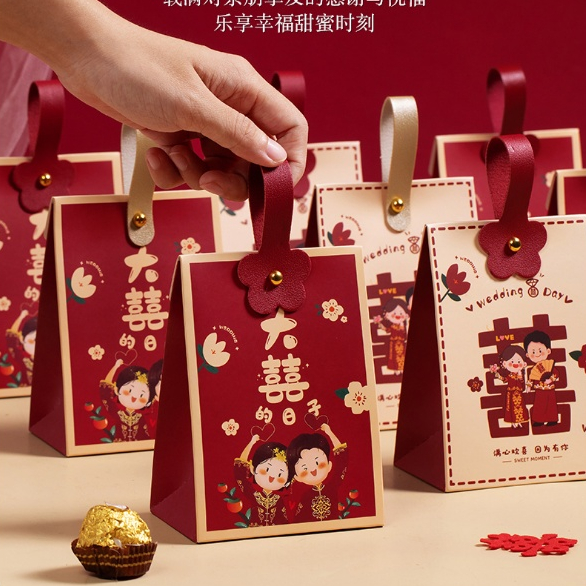 Jual Box hampers Wedding box chinese kardus engagement Sangjit Tingjing ...