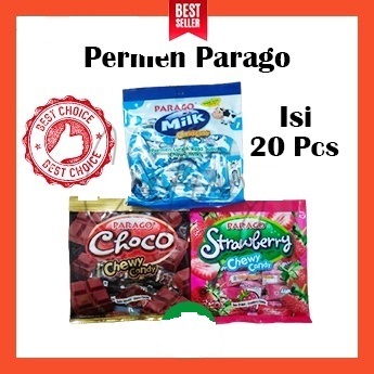 Jual Permen Lunak Susu / Chewy Candy Milk Parago 60 Gr Varian Mints ...