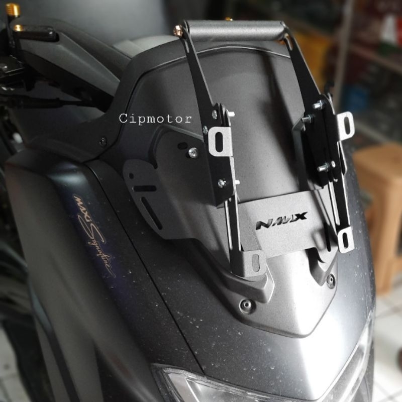 Jual Paket Bracket Spion + Holder HP Motor Yamaha Nmax old & Nmax New ...